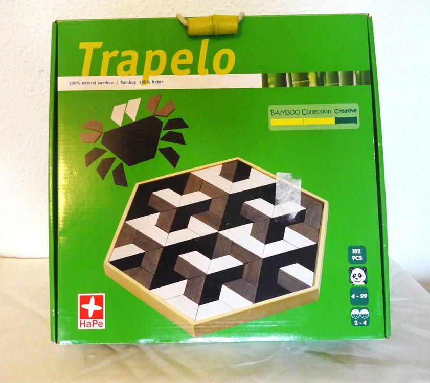 HaPe Trapelo Bambus Legespiel ab 4 Jahren NEU (Neu und originalverpackt ...