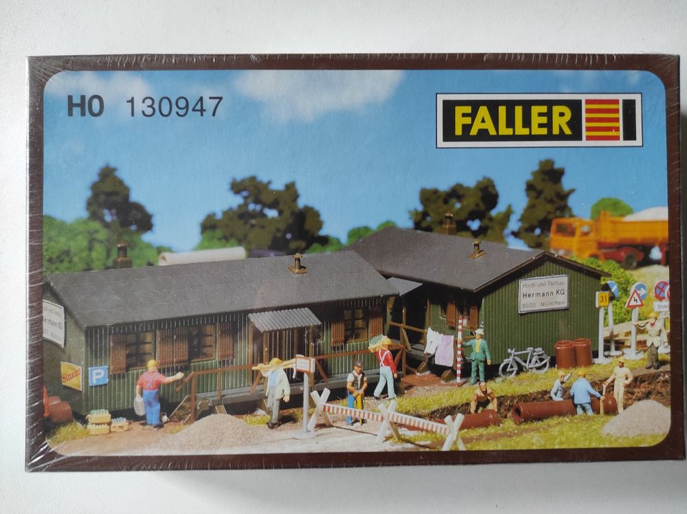 Baracke, Faller Bausatz H0 mit 52 Teilen in 3 Farben (Neu und ...