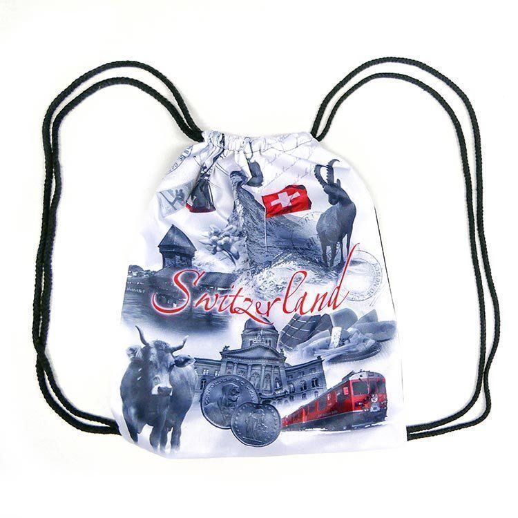 Turnsack/Gymbag/Ferienrucksack "SWITZERLAND", 34x41.5cm (Neu und ...
