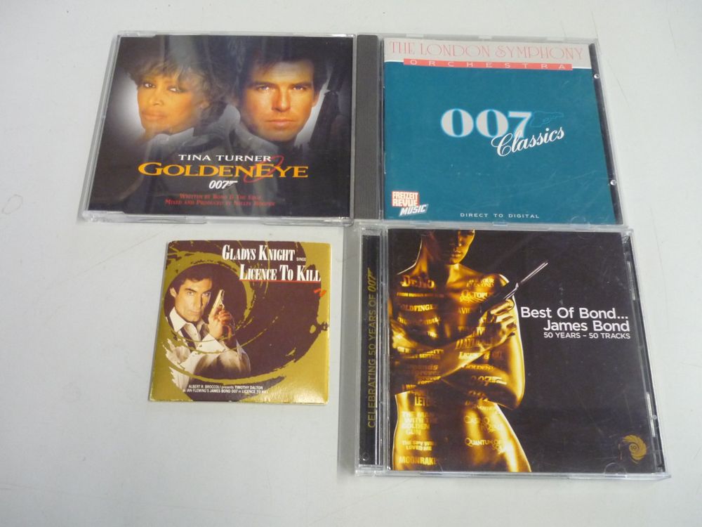 CD Set 1 - 4x CD James Bond 007 Soundtrack + Mini CD (Gebraucht) in ...