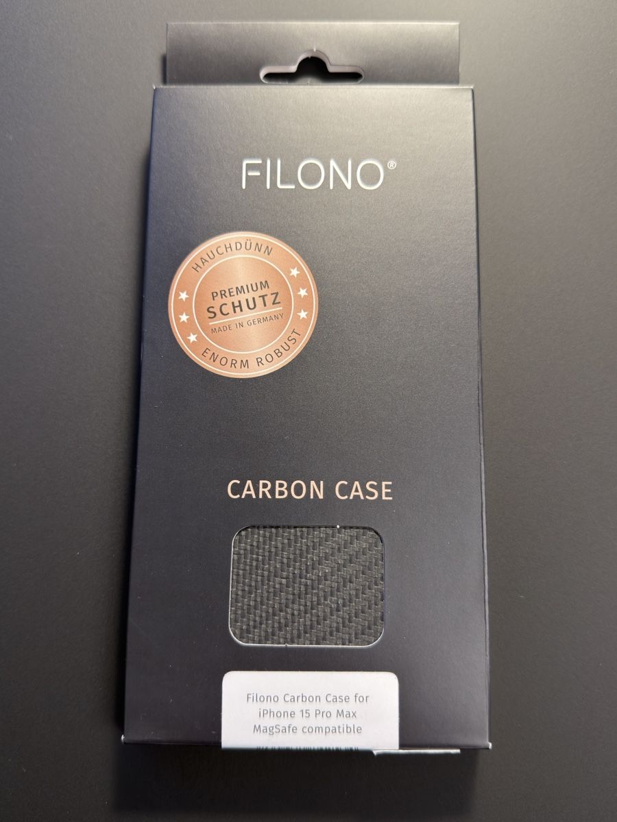 Filiono Carbon Case für iPhone 15 Pro Max - Neu! (Neu und ...