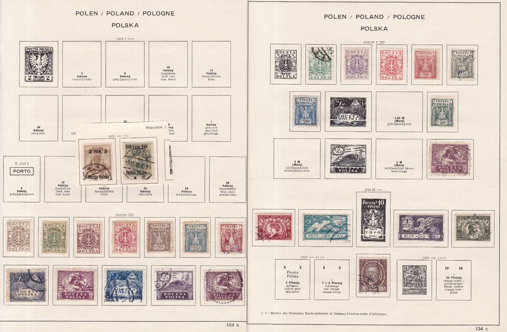 Grosses Briefmarken Lot "Polen" ab 1918 | Kaufen auf Ricardo