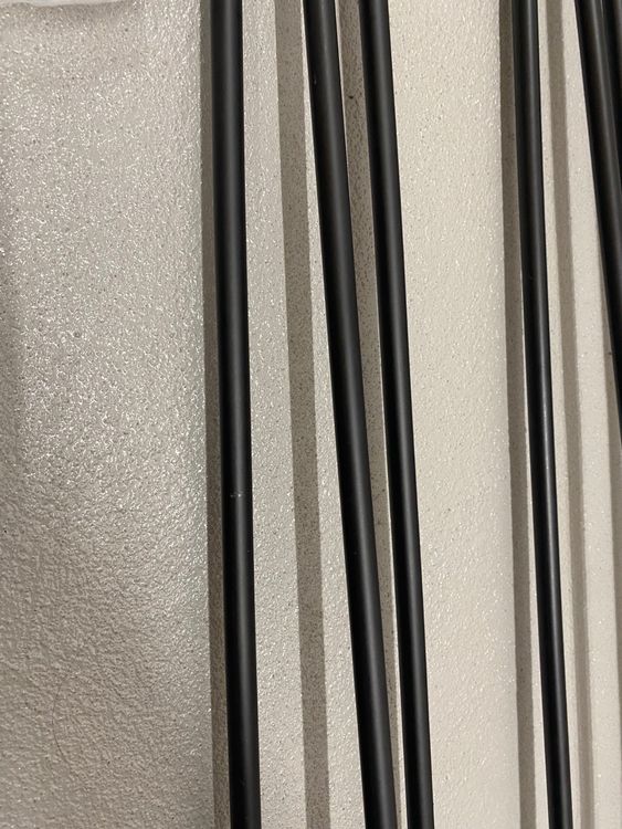 4 x 90 cm 3 Struts Hairpin Black Coated Steel Table Legs (Gebraucht) in ...