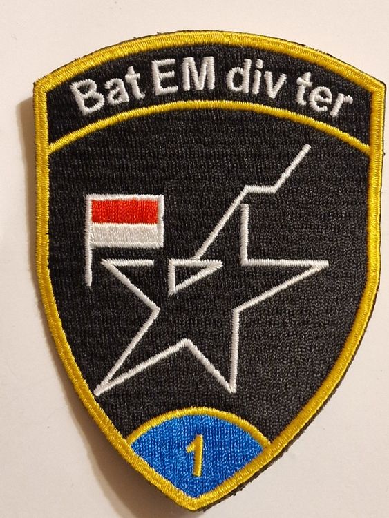 Infanterie Badge Bat EM Div Ter 1 Blau | Kaufen auf Ricardo