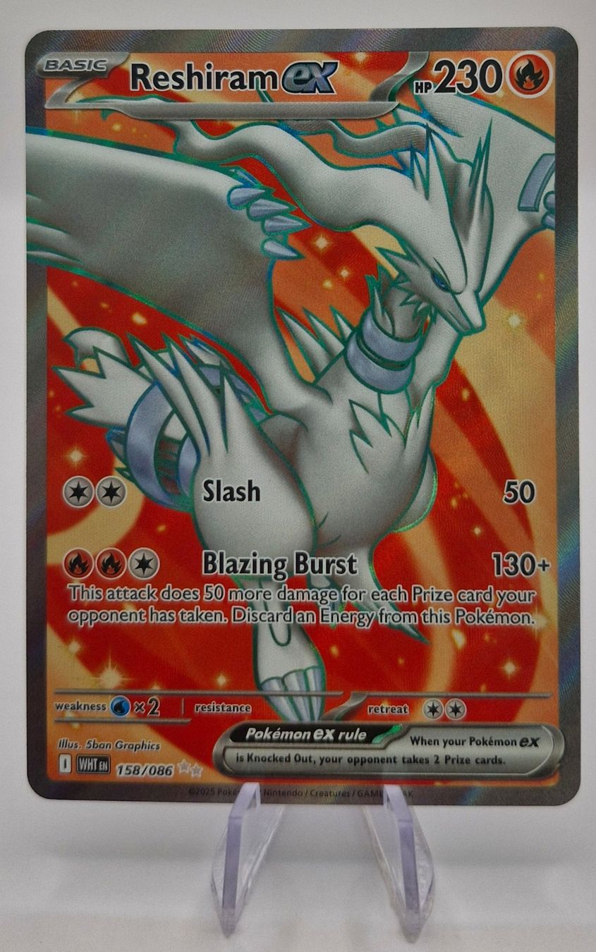 Reshiram EX / White Flare / Weisse Flammen / WHT 158 (Neu (gemäss Beschreibung)) in Arni AG für ...