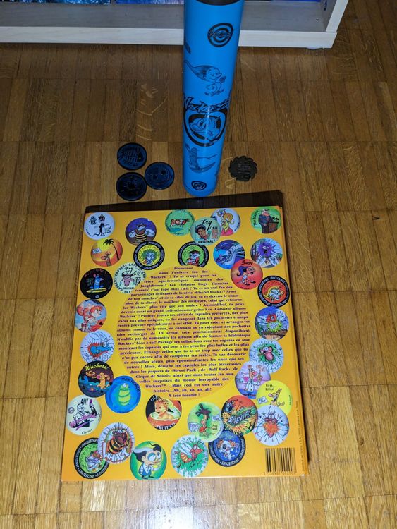 POGS Wackers Collector Album, box, (4x Clammer, 104 Caps) | Kaufen auf ...