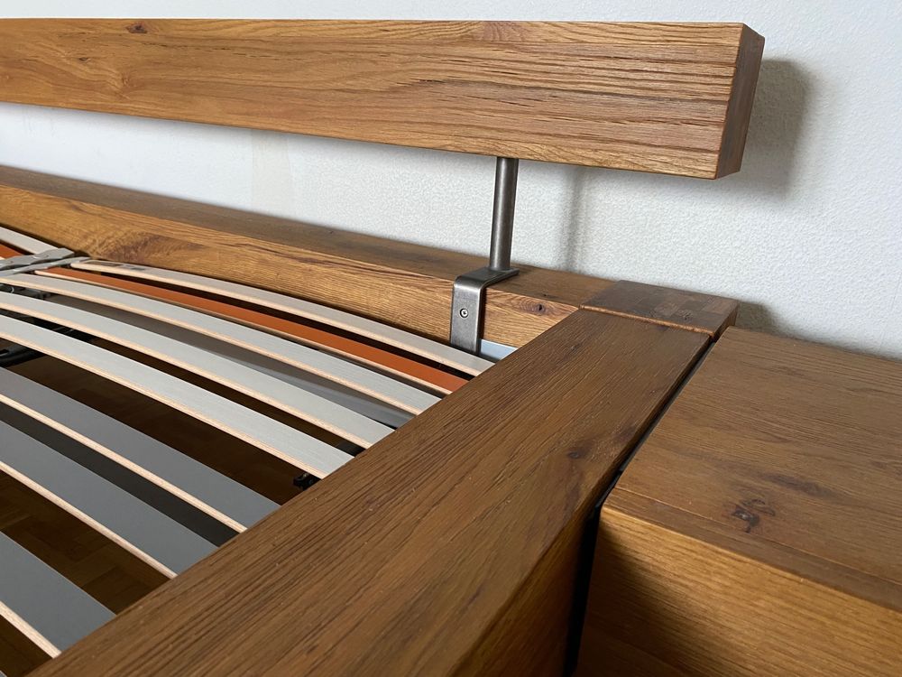 Hasena Oak-Line Wild Bettrahmen Bormio Wildeiche 180x220 cm (Gebraucht ...