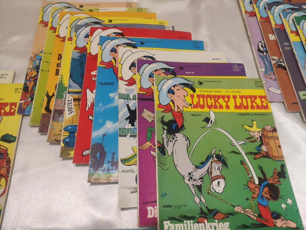 56 Lucky Luke + 9 Rantanplan + Lucky Kid usw Comics Sammlung (Gebraucht ...