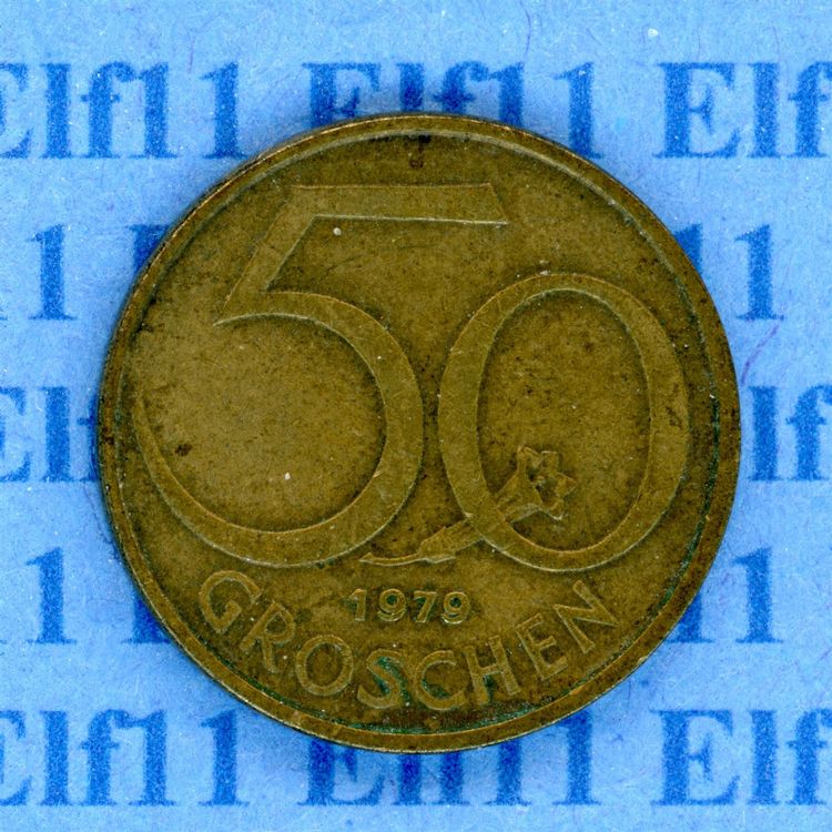 ATS___0.50 1979 ss-vz 50 Groschen (Gebraucht) in Widnau für CHF 2 – mit ...