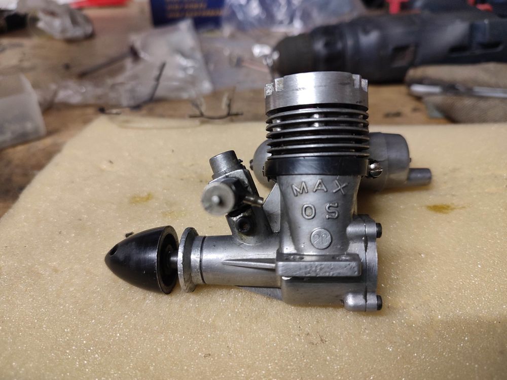 OS Max 20 3.5 ccm Modellmotor Nitro Glühzünder Vintage | Kaufen auf Ricardo