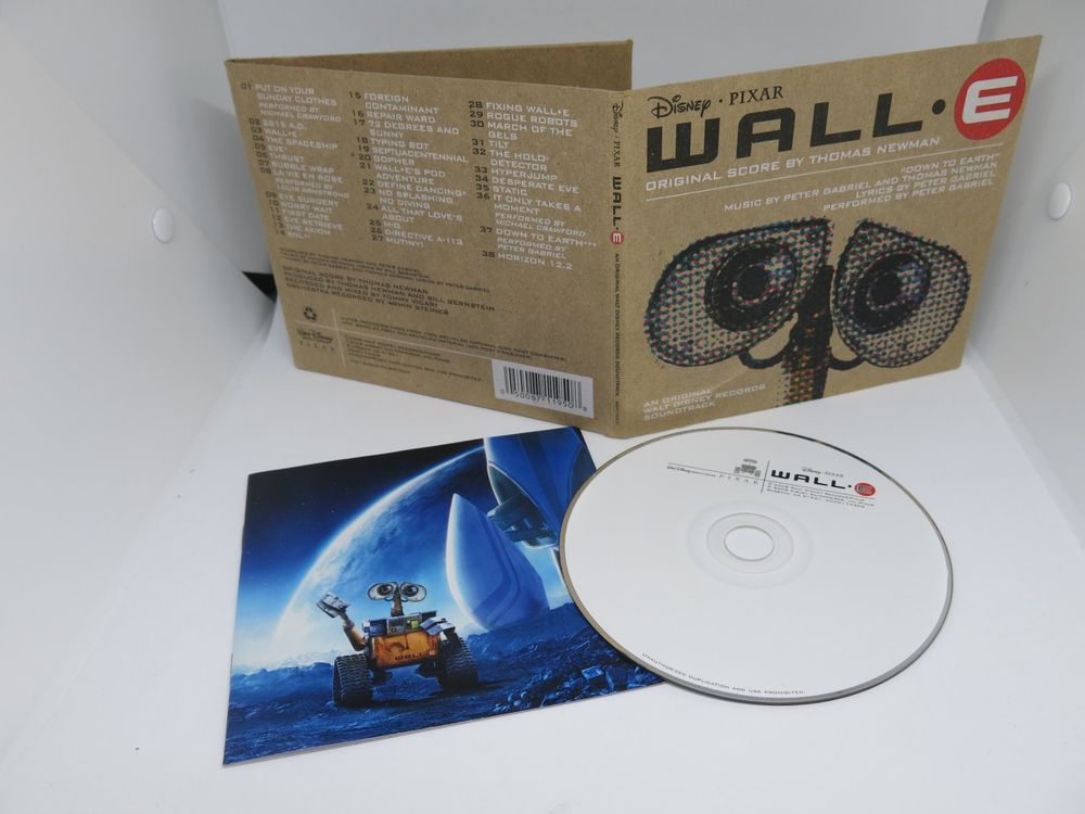 USA CD Thomas Newman WALL-E Walt Disney Records Soundtrack (Gebraucht ...