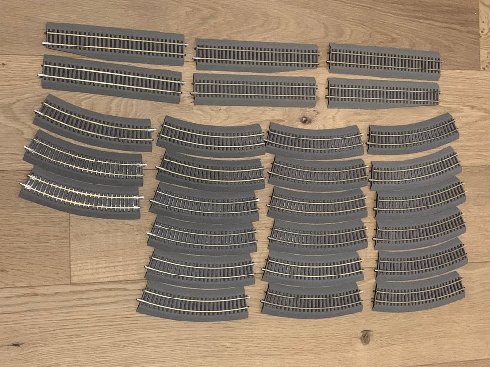 ROCOLINE Lot 27x Gleise mit Bettung / rails avec ballat | Kaufen auf Ricardo