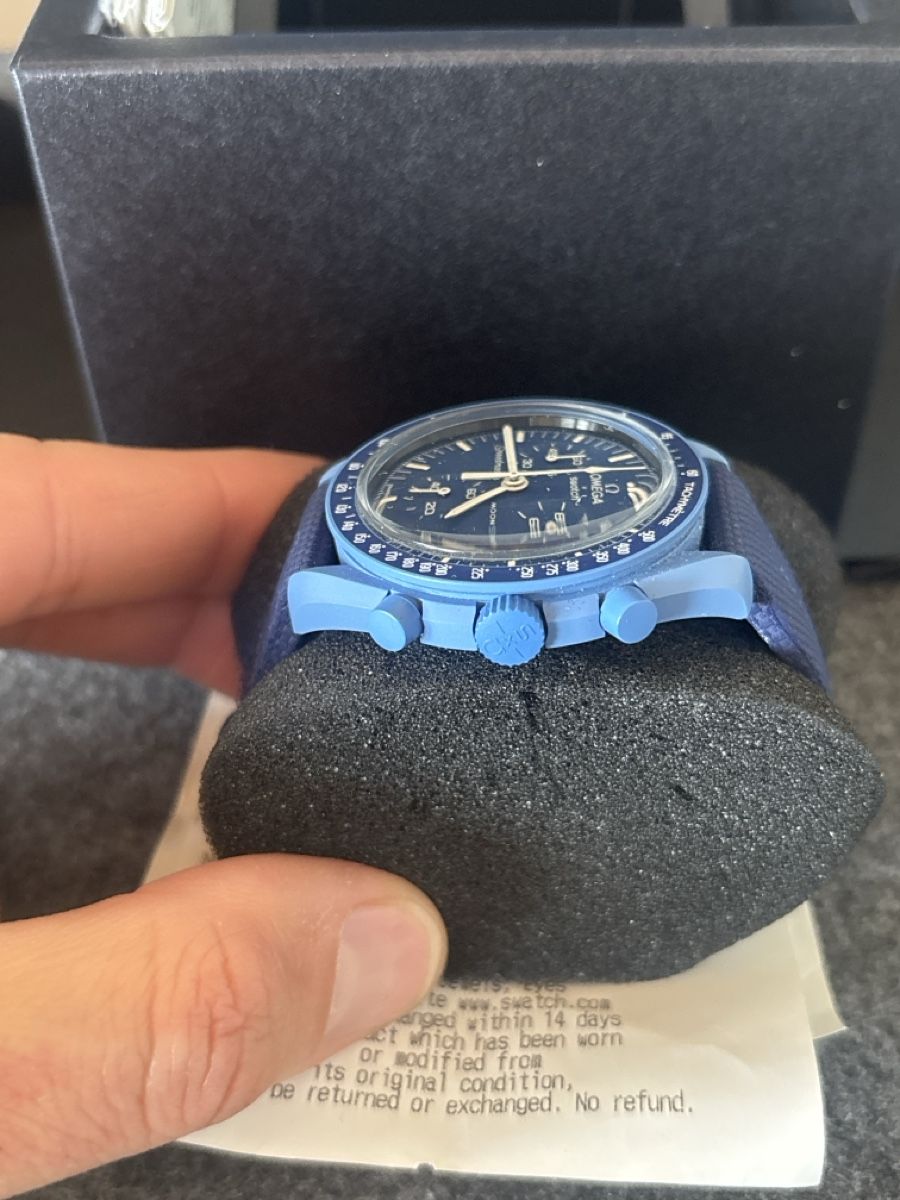 Omega x Swatch Moonswatch Mission Neptune+ bracelet (Neu (gemäss ...