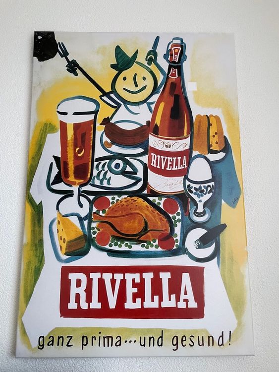 Rivella Leinwandbild / ganz prima und gesund (Gebraucht) in Ruswil für ...