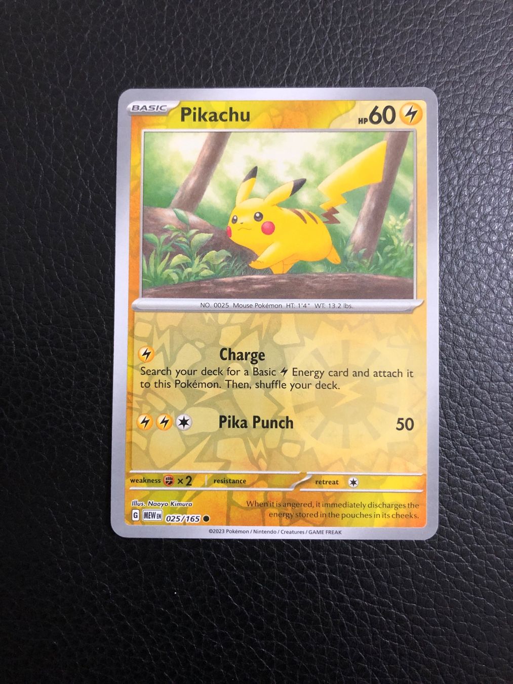 Scarlet & Violet 151 - Pikachu reverse 25/165 Ab 1 (Gebraucht) in ...