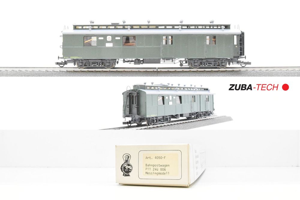 Born 4050-F Bahntransportwagen der PTT H0 GS mit OVP | Kaufen auf Ricardo