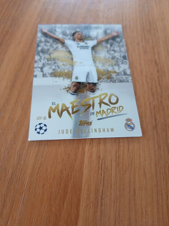 Match Attax Jude Bellingham El Maestro De Madrid (Neu (gemäss ...