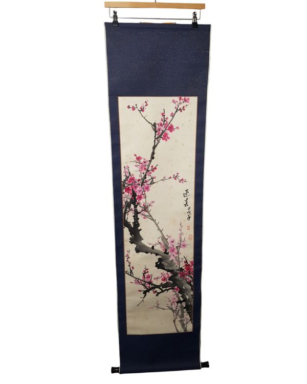 Japanische antike Bildrolle "Kirschblüten" | Kaufen auf Ricardo
