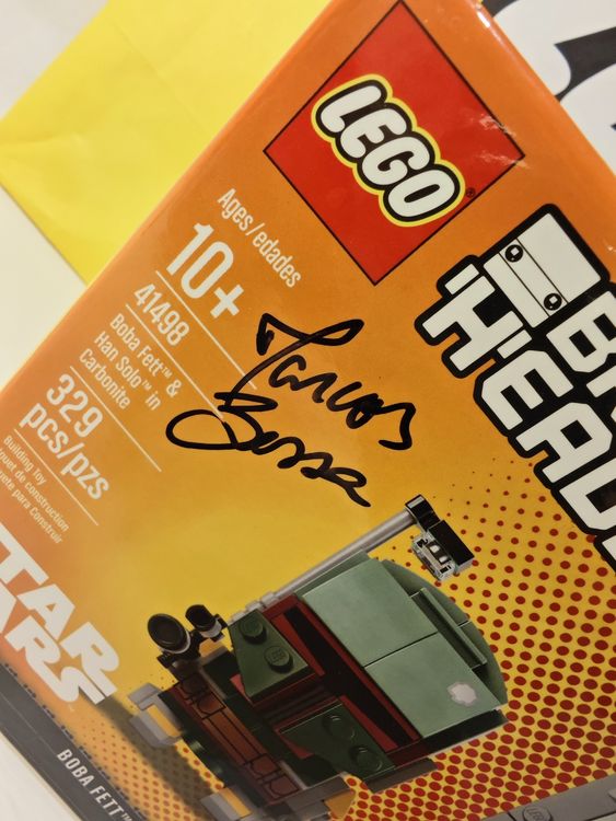Lego Brickheadz 41498 Star Wars Boba Fett & Han Solo, Signed (Neu und ...