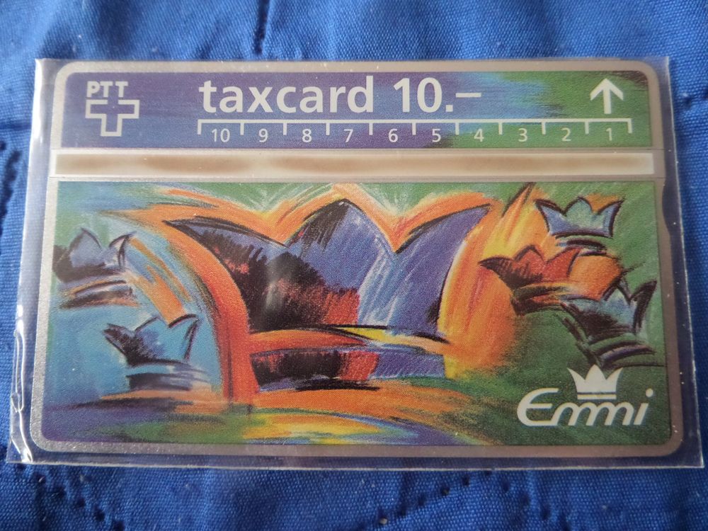 PTT Taxcard Emmi 10.-, ungebraucht, Top Zustand, Rarität (Neu (gemäss ...