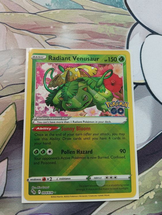 Radiant Venusaur - Pokemon GO (Gebraucht) in Altstätten SG für CHF 14. ...
