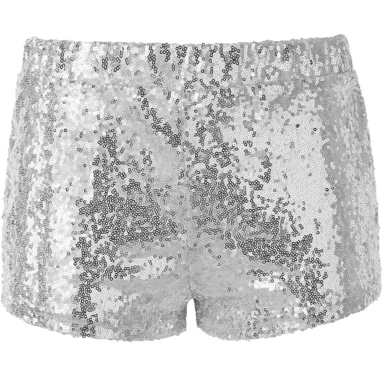 Pailletten-Shorts - silber, XXL | Kaufen auf Ricardo Pailletten-Shorts - silber, XXL | Kaufen auf Ricardo