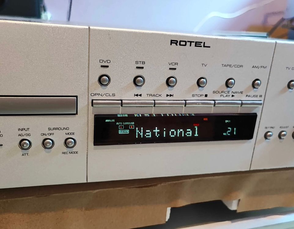 ROTEL RSDX-02E ++ DVD / CD - Receiver Verstärker Amplifier (Gebraucht ...