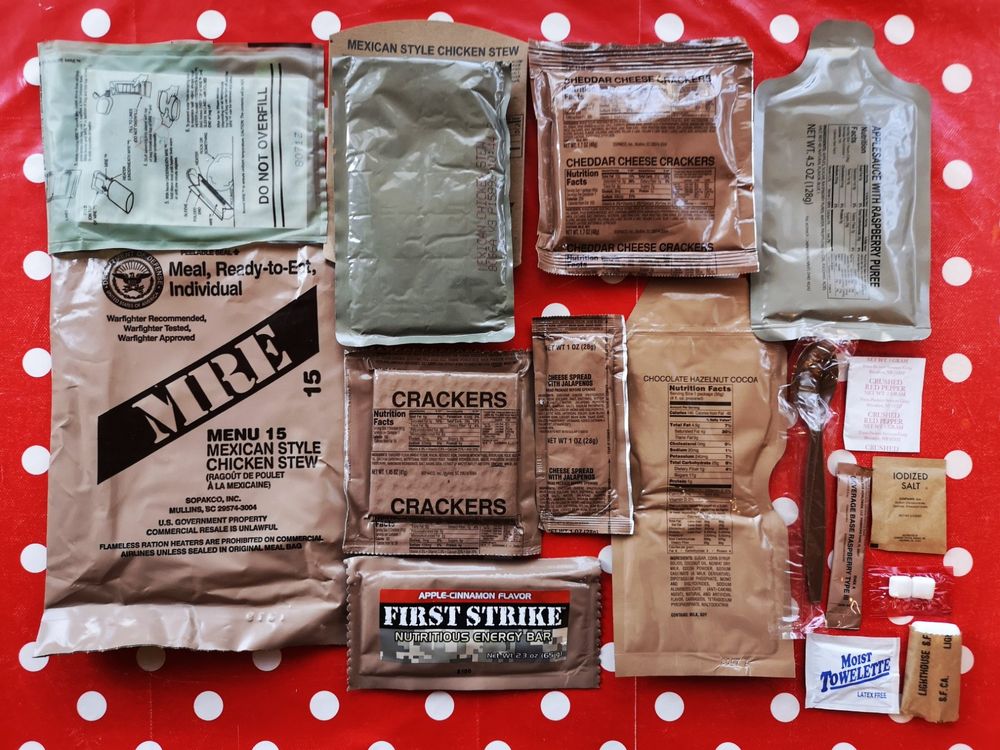 Original US Army MRE Menu #5 Chicken Chunks Insp. 1/2025 (Neu und ...