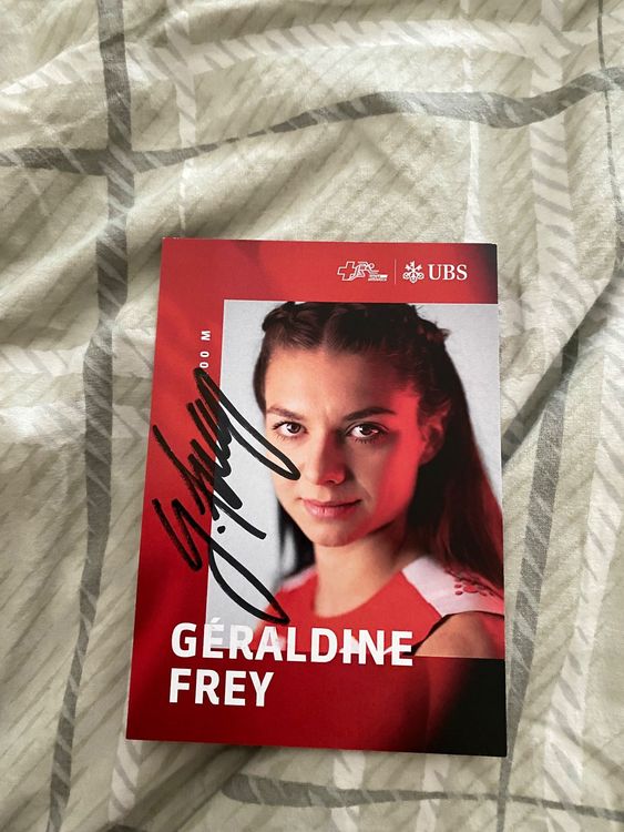 Autogrammkarte Géraldine Frey | Kaufen auf Ricardo