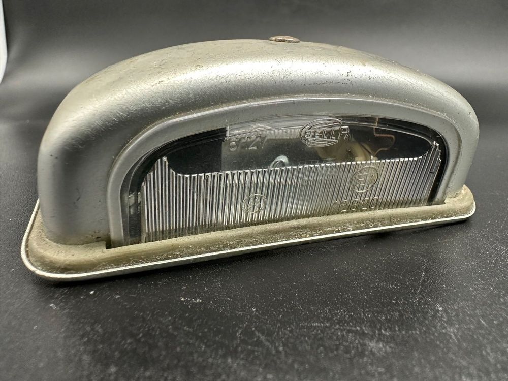 Alte Kennzeichenleuchte, HELLA 12820, Metallausführung | Kaufen auf Ricardo