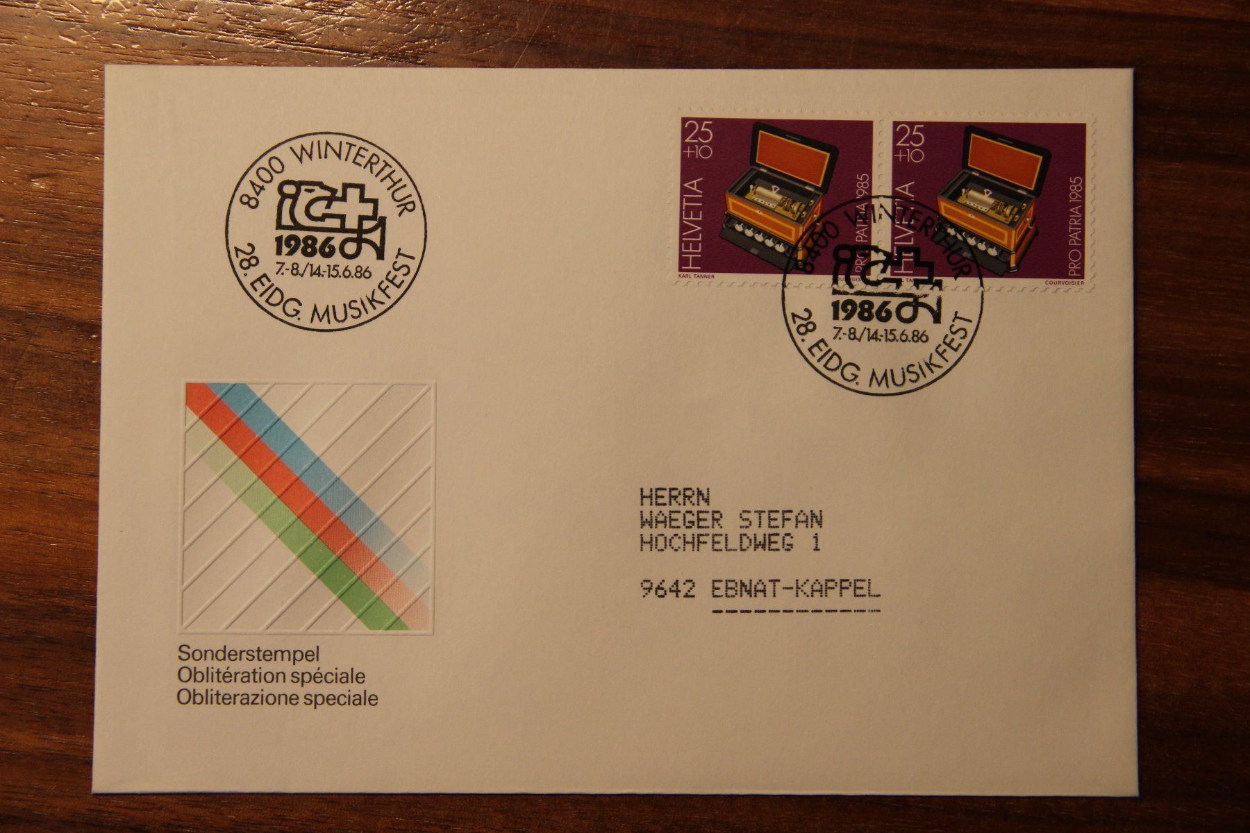 Schweiz 1986 - 28. Eidgenössisches Musikfest Winterthur (Neu (gemäss Beschreibung)) in Jona für ...