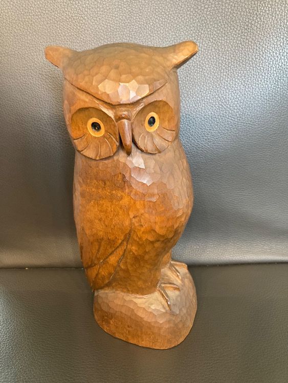 Holz Eule | Kaufen auf Ricardo