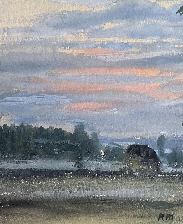 Rudolf Müller (1892-1972) Gouasch Landschafts Gemälde | Kaufen auf Ricardo