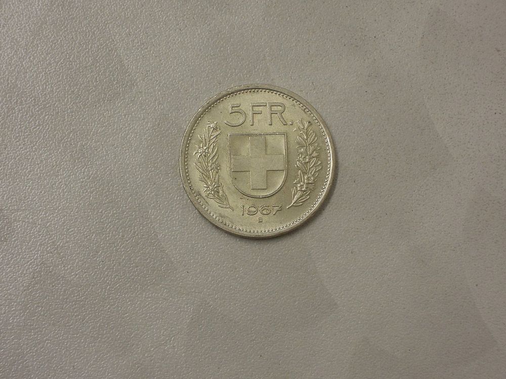 Schweiz 5 Franken 1967 Silber Voz (Gebraucht) in Bad Zurzach für CHF 10 – mit Lieferung auf ...