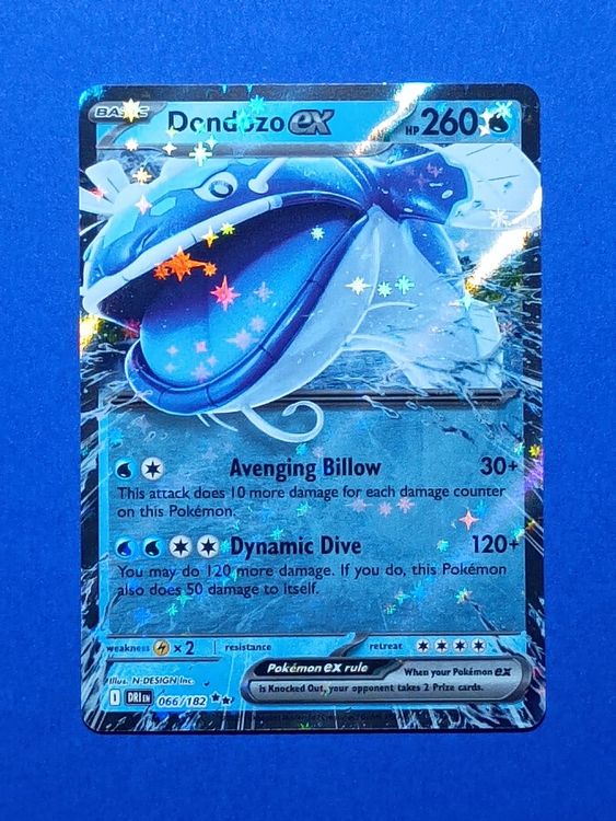 Pokemon TCG Destined Rivals Team Rocket Dondozo ex 066 🇬🇧 (Neu (gemäss ...