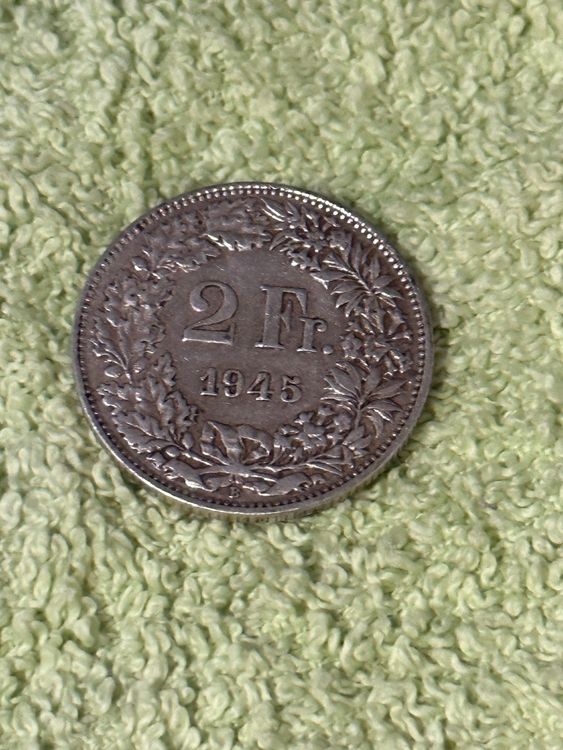 Schweizer Münze fr. 2.- 1945 (Gebraucht) in Obergerlafingen für CHF 5 – mit Lieferung auf ...
