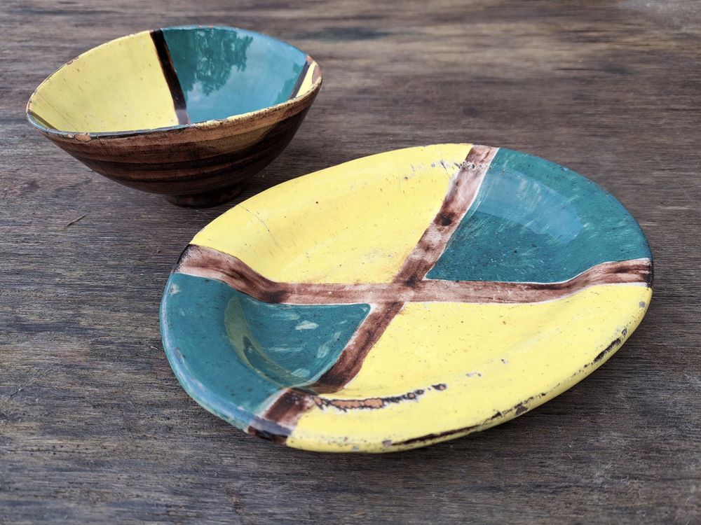 Margrit Linck Keramik Schale Teller Design Vintage 50er 60er | Kaufen ...