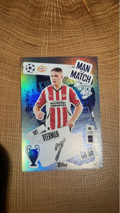 Topps Match Attax Carta Topps Veerman, signature style #407 (Neu und ...
