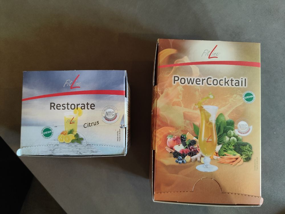 Fitline PowerCocktail + Restorate (Neu und originalverpackt) in Bauma ...