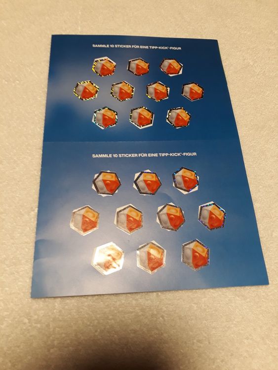 Migros Tipp-Kick-Mania 2 volle Karten | Kaufen auf Ricardo