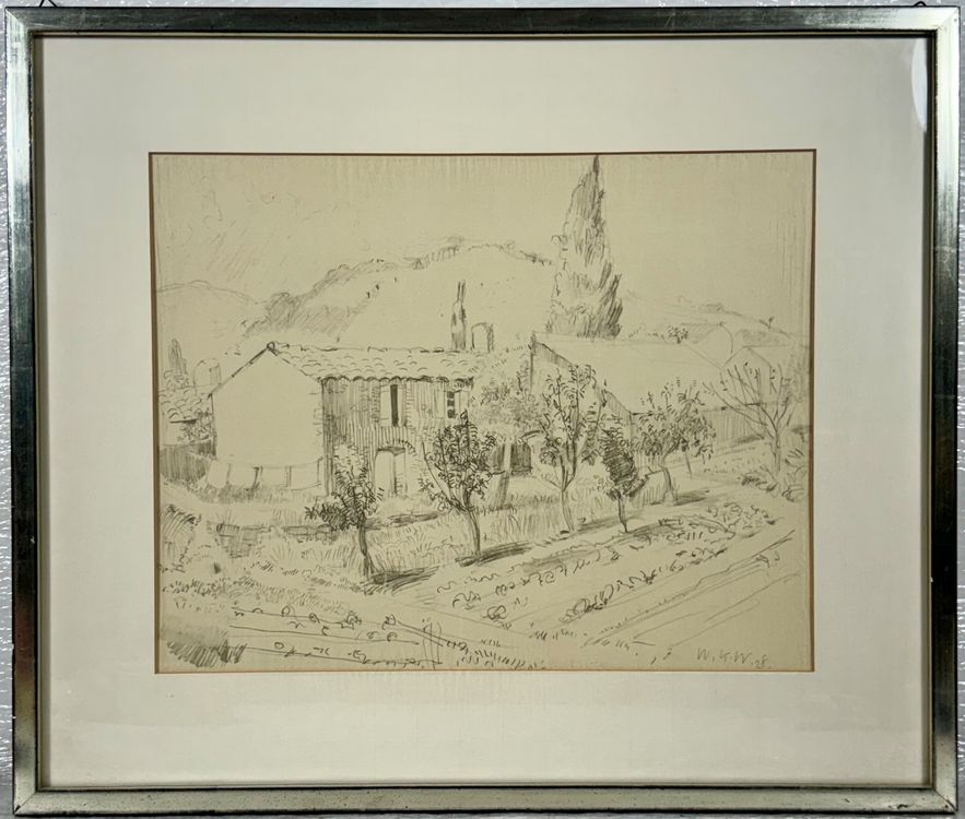 Walter Kurt WIEMKEN (1907-1940) Landschaft Zeichnung (Gebraucht) in ...