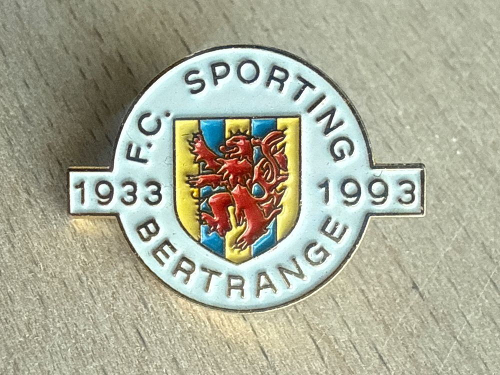 Pin FC Sporting Bertrange Luxembourg 1933-1993 (Gebraucht) in ...