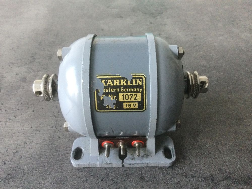 Märklin Elektromotor Nr. 1072; 16 Volt, Jg. 1955, mit OVP (Gebraucht ...
