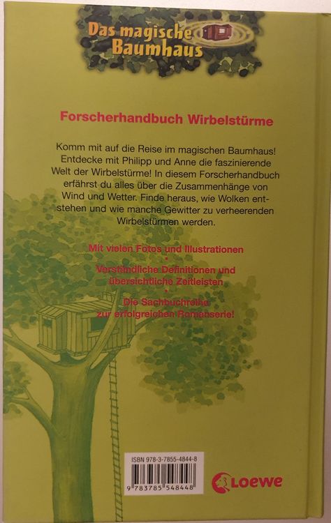 Das magische Baumhaus - Forscherhandbuch Wirbelstürme (Gebraucht) in Zollikerberg für CHF 4.5 ...