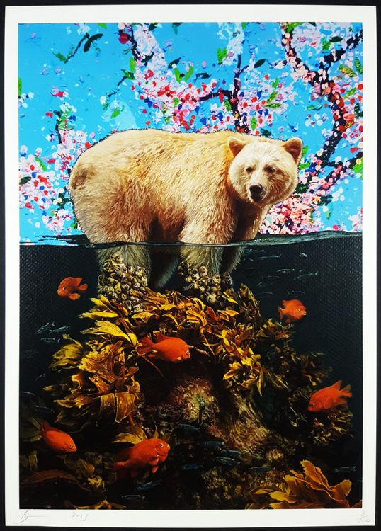 Death NYC Ltd Ed Graffiti Pop Art Druck " Hirst Eisbär (Neu (gemäss ...