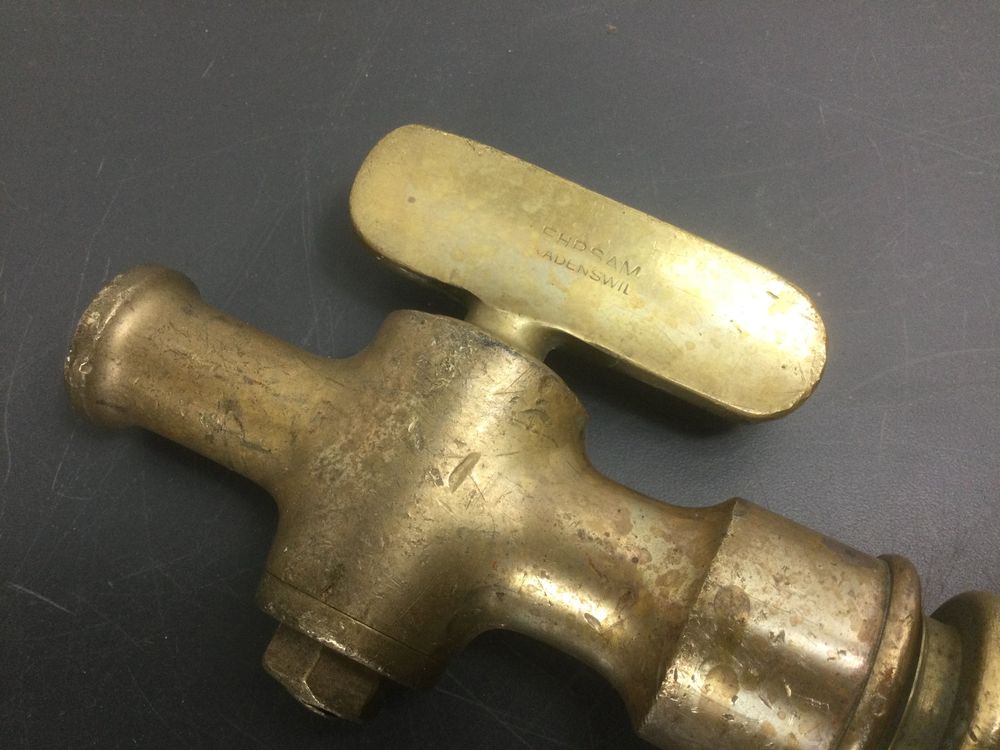 Altes Messing Wenderohr mit Schnur umwickelt | Kaufen auf Ricardo