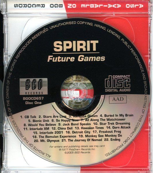 Spirit – Future Games / Spirit Of 84 2CD PROG ROCK (Gebraucht) in ...