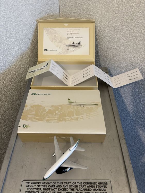Cathay Pacific L1011 TriStar Metallmodell 1:500 Jubiläumsbox | Kaufen ...