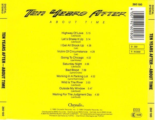 Alvin Lee Ten Years After ABOUT TIME Ric Lee Rock Blues CD (Gebraucht) in Kandergrund für CHF 4 ...