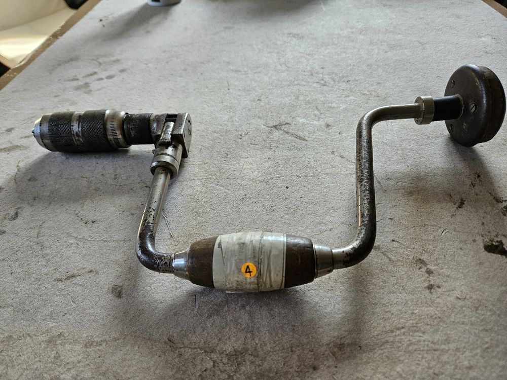 Antike Kurbelbohrmaschine, Handbohrer, Holzbohrer, vintage (Gebraucht ...